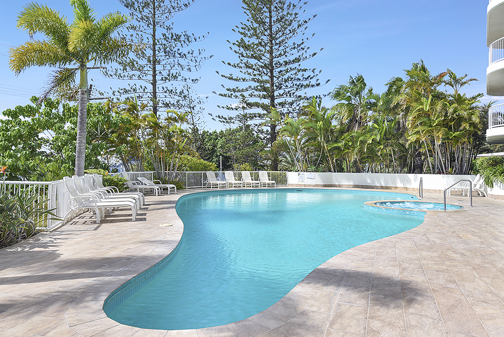 Outdoor Heated Pool & Spa